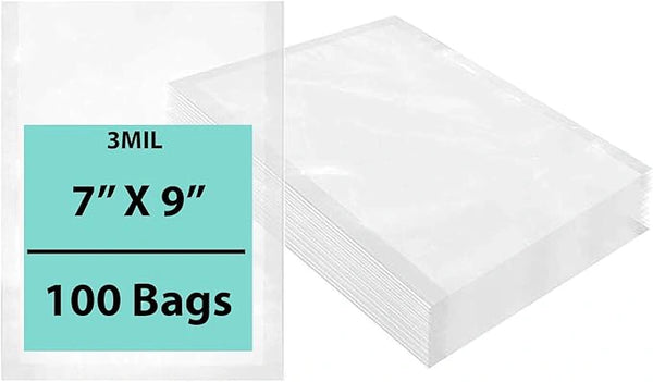 Vacuum Seal Bags for Food Packaging 7X9 inches 3 Mil Co-Extruded