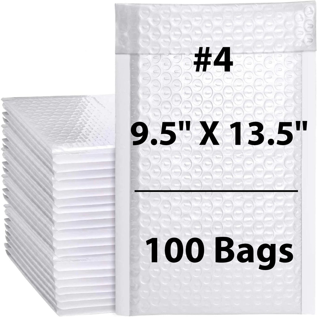 Poly Bubble Mailers 9.5"X13.5" #4 Self Sealing Padded Envelopes